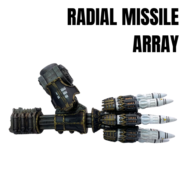 Warbreaker Weapon Arm - Radial Missile Array – Battle Bling