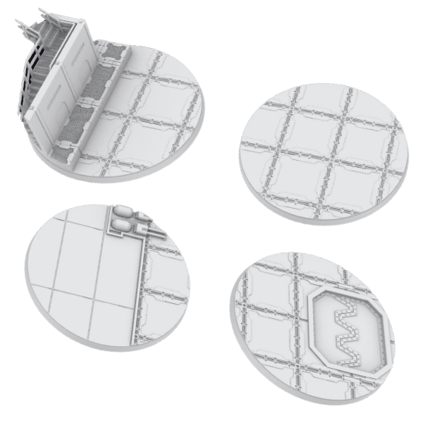 40mm Horsham's Hope Bases Set B (pack of 4) – Battle Bling