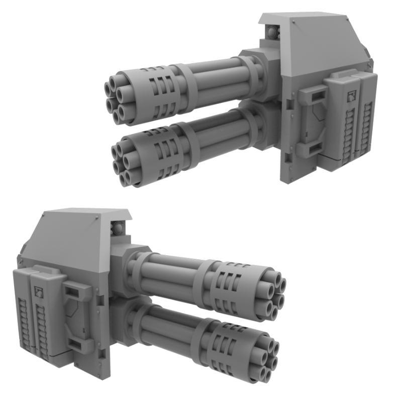 Twin Minigun Arms – Battle Bling