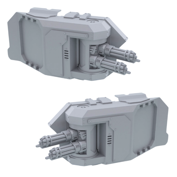 Extended Minigun Side Sponsons – Battle Bling
